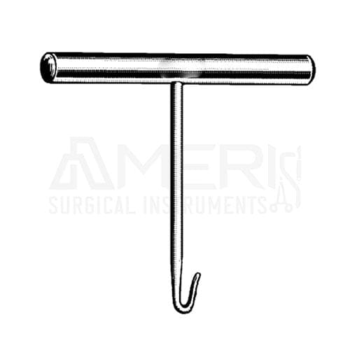 Solid Bar Handle for Gigli Saw (Set of 2) - Ameri Surgical Instruments Inc.