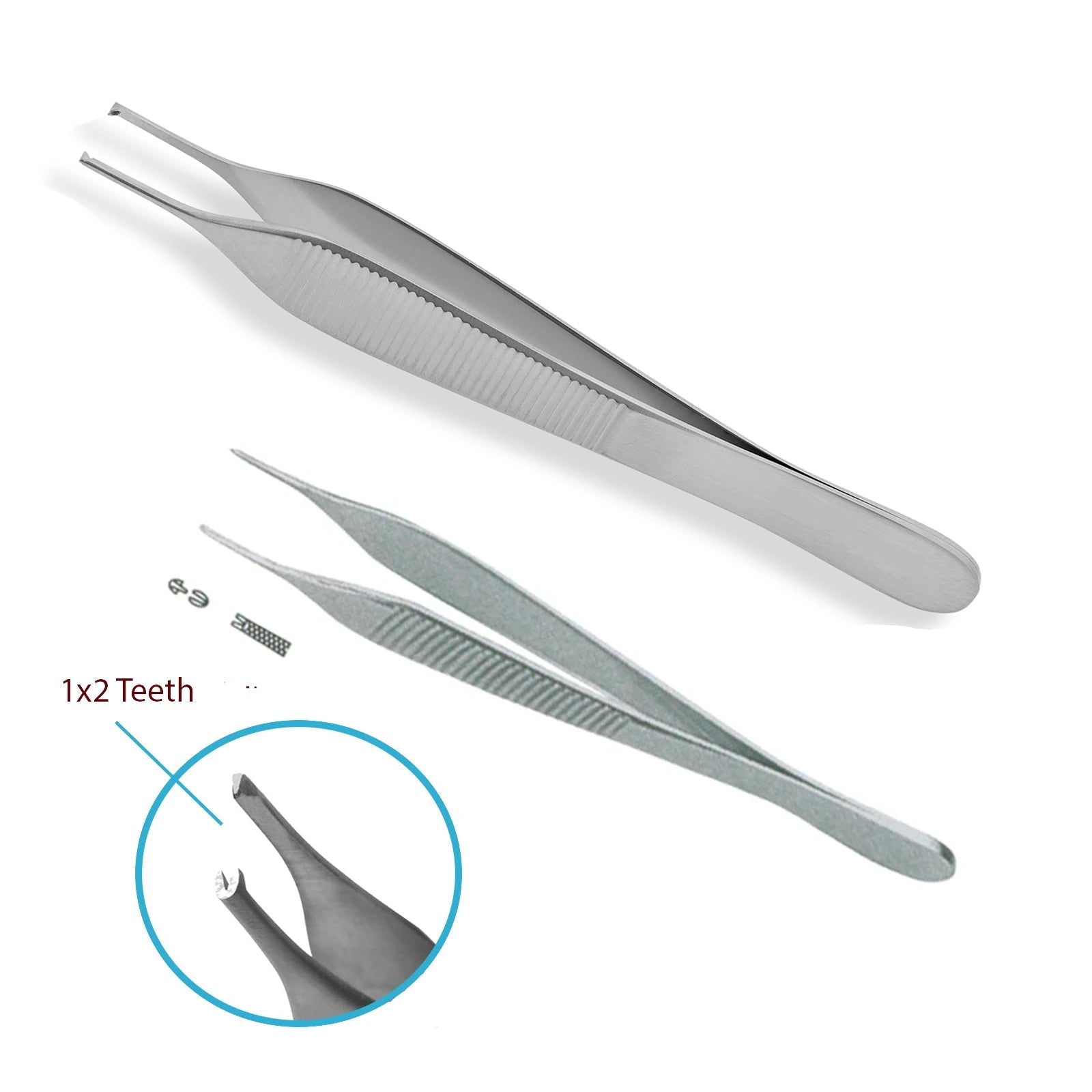Adson Dissecting Forceps 1x2 Teeth Standard & TC | FDA CE - Ameri ...