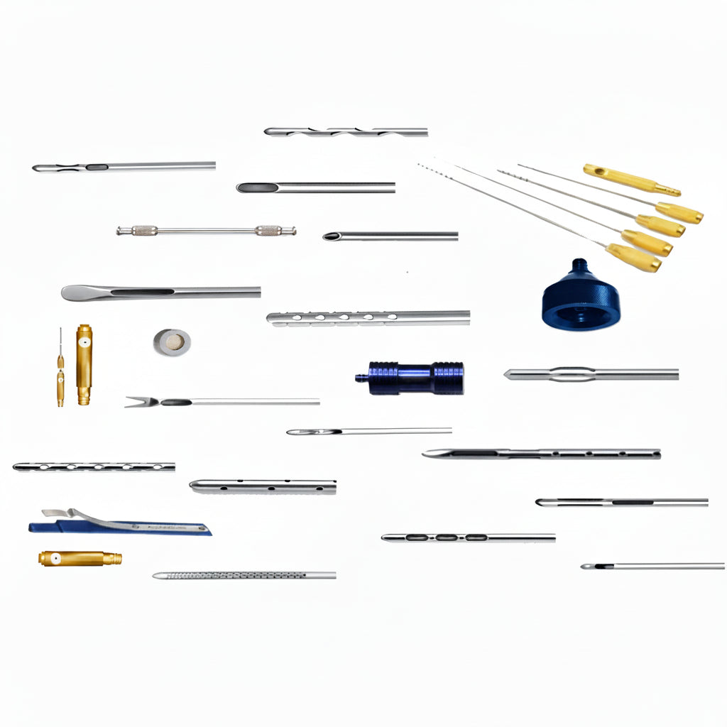 Liposuction Fat-Removal Surgical Instruments Set - 52 Pcs