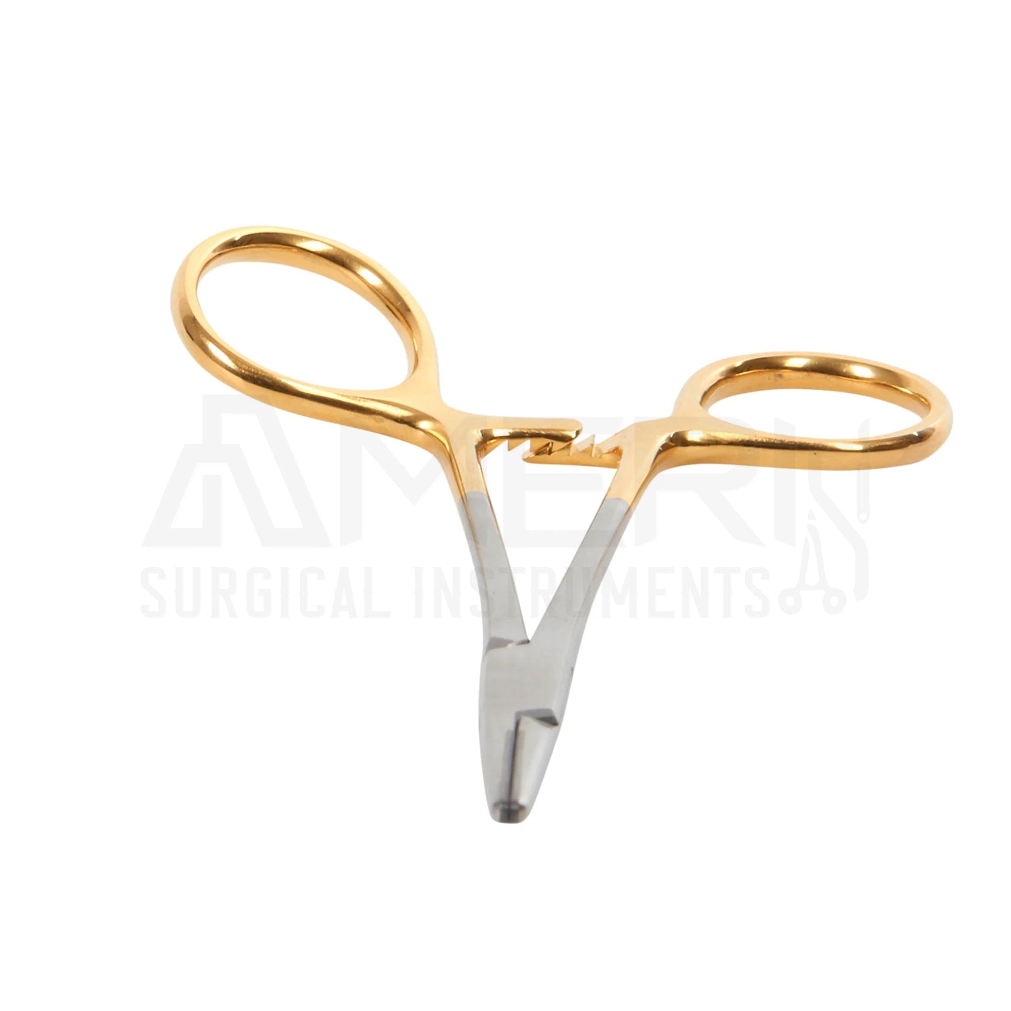 Neivert Needle Holder - One Ring Offset - Ameri Surgical Instruments Inc.